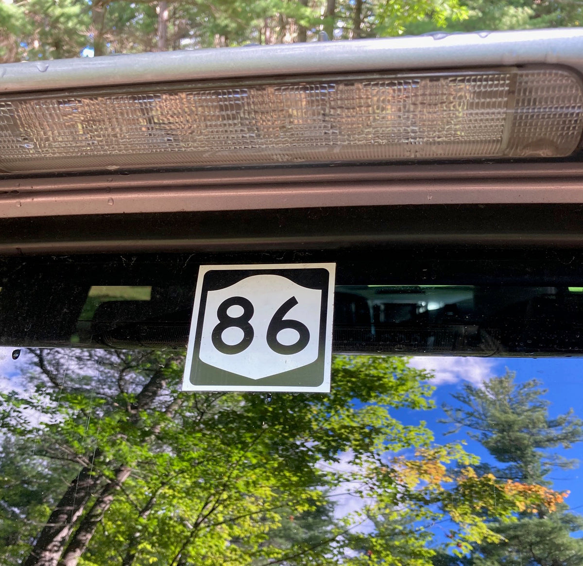 NY Route 86 Car Stickers – Simple Score Sheets